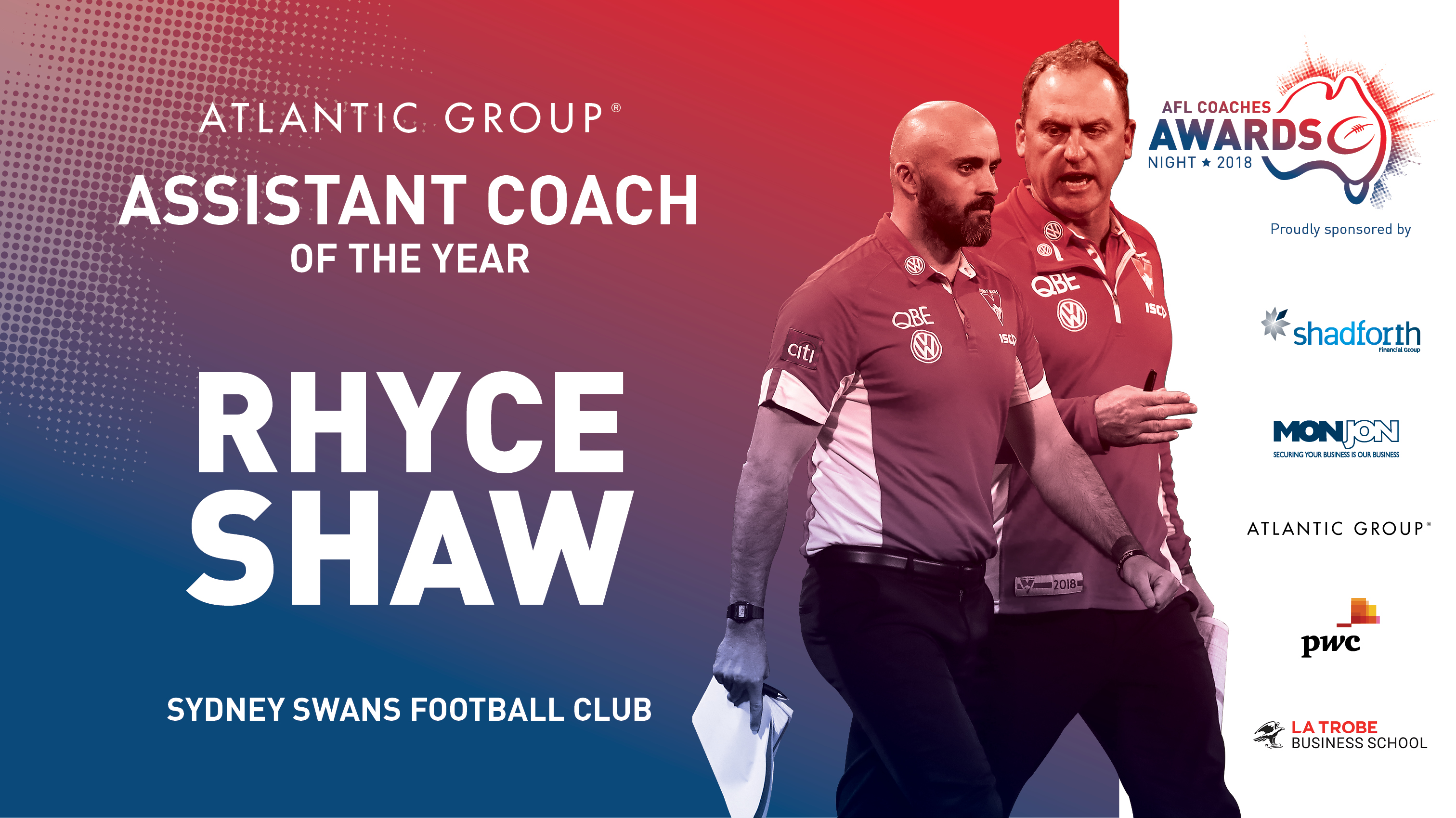 AFL Coaches Association - Atlantic Group Assistant Coach of the Year ...